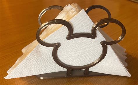 Mickey Mouse Themed Napkin Holder 3d Printed Etsy