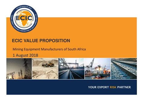 [ppt] Ecic Value Proposition Mining Equipment Manufacturers Of South Powerpoint Presentation