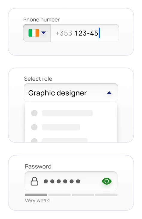 Input Ui Design Inspiration Behance