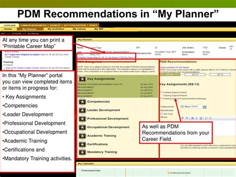 Ppt Army Career Tracker Act Civilian User Overview 21 February 2012
