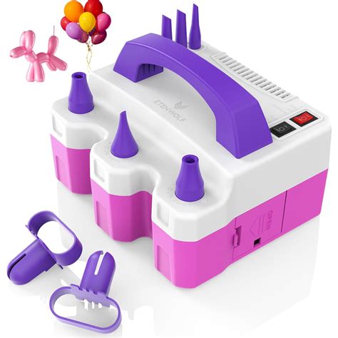 Etenwolf P600 Electric Balloon Pump For All Balloons With 3 Nozzles