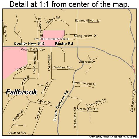 Map Of Fallbrook