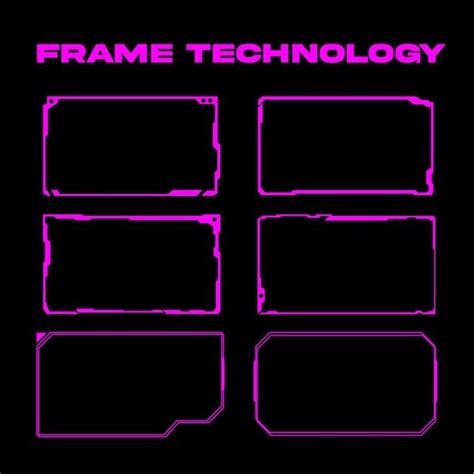 Futuristic Vector Frame
