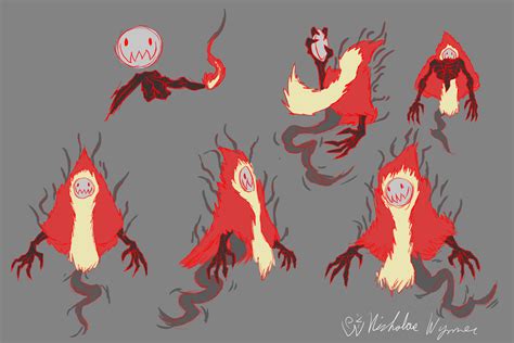 Artstation Flame Spirit Concept Art