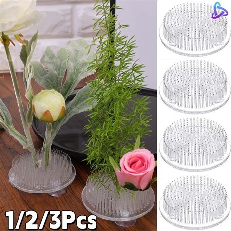 Simple Practical พลาสติกดอกไม้สด Root Stem Fixing Bracket คุณภาพสูงทน