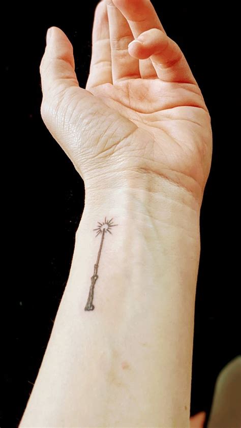 Harry Potter Magic Wand Tatuaggi