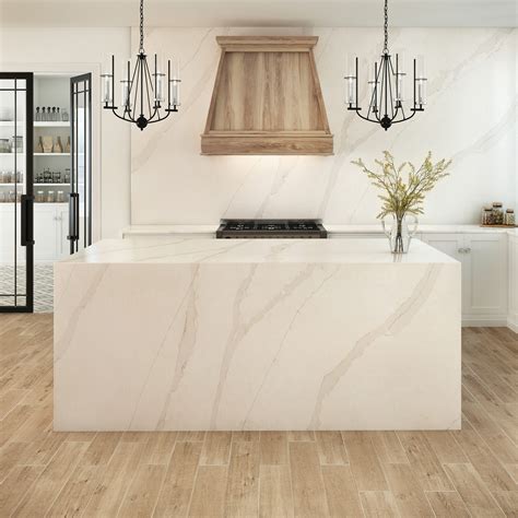 One Quartz Marble Look Independence Calacatta