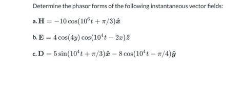 Answered Determine The Phasor Forms Of The Bartleby