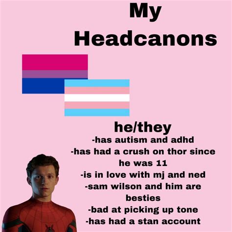 Peter Parkerspider Man Headcanon Lgbt Memes Mcu Marvel