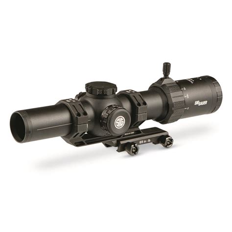 Sig Sauer Tango Msr Lpvo 1 10x28mm Rifle Scope Sfp Bdc10 Illuminated Reticle With Mount