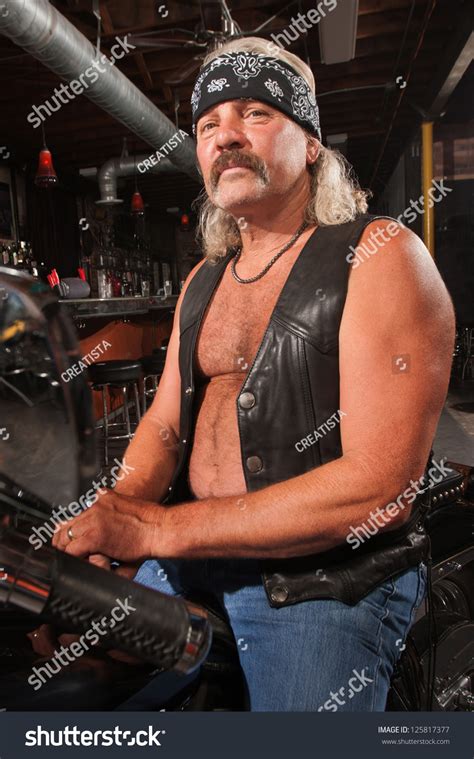 Handlebar Mustache Biker