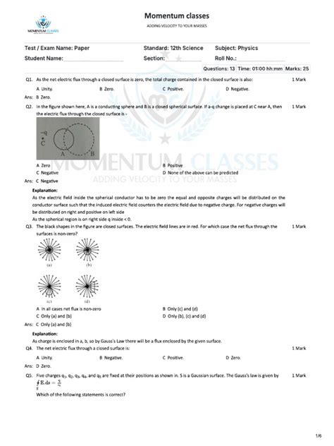 12th Test 2 Answers Pdf