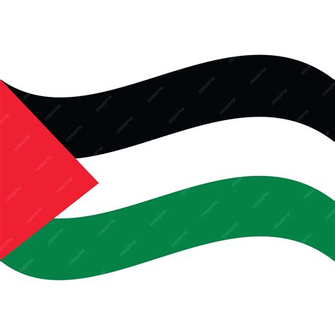 Premium Vector Palestine Country Flag Vector Illustration