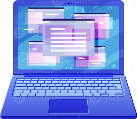 operating system user interface on laptop 35744061 png