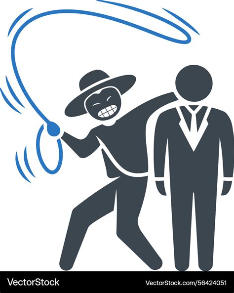 Bullying Harassment Icon Royalty Free Vector Image