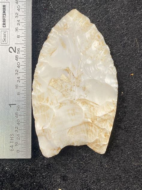 At Auction Clovis Indian Artifact Arrowhead