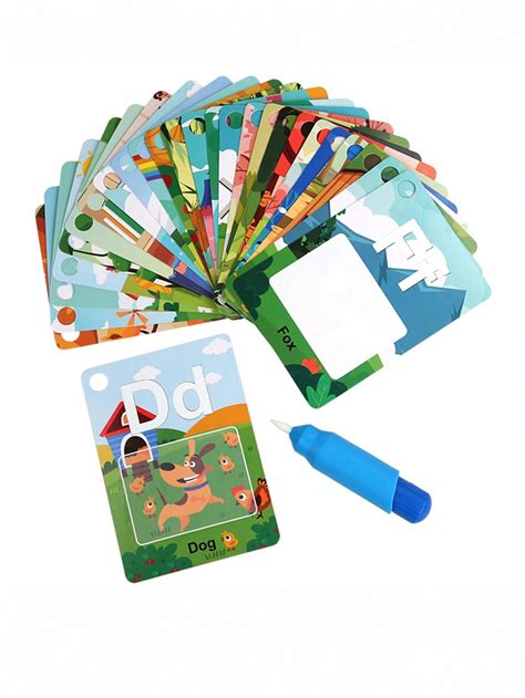 A Set Of Water Drawing And Sketching Cognitive Cards Educational