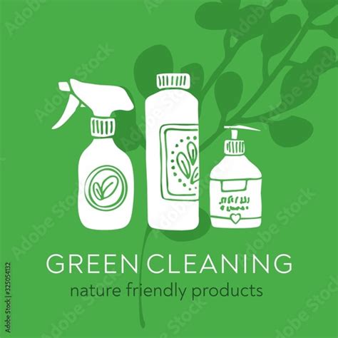 Green Eco Friendly Cleaning Products