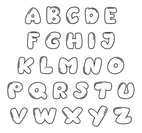 Images By Printablee On Printable Letters Worksheet In 2021 Bubble 08