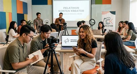 Pelatihan Konten Kreator Untuk Bangun Personal Brand Geti