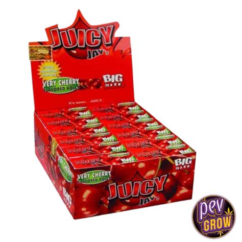 Buy Juicy Jays Rolls Cherry Flavored Rolling Papers Pevgrow