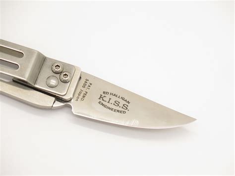 Crkt 5600 Pat Pend Halligan Sampsons Kiss 35 Stainless Folding