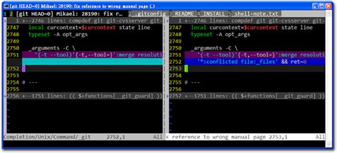直接在 Vim 內與 Git 舊版檔案 Diff 沒穿方服