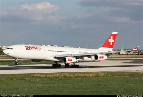 Hb Jmb Swiss Airbus A340 313 Photo By Massimo Farrugia Id 121206