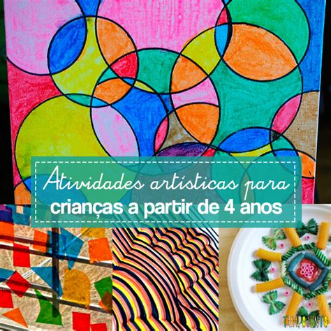 10 Ideias De Artes Para Fazer Com Crianças Tempojunto