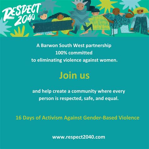 16daysofactivism Violenceprevention Genderbasedviolence Respect