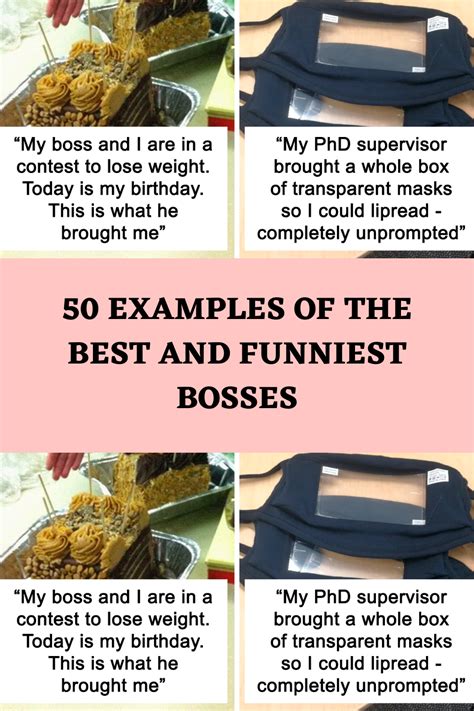Examples Of The Best And Funniest Bosses Artofit