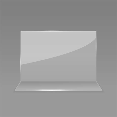 Acrylic Glass Table Card Display 8037439 Vector Art At Vecteezy