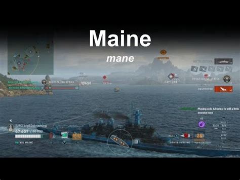 Maine Mane World Of Warships Legends Stream Highlight Youtube