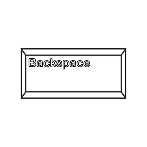 Backspace Button Icon 26692306 Vector Art At Vecteezy