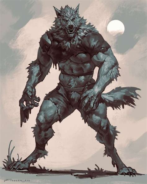 Pin By Sero On Tfiddlerart Werewolf Werewolf Art Monster Concept Art