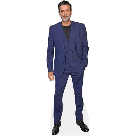 Navin Chowdhry Blue Suit Cardboard Cutout Celebrity Cutouts