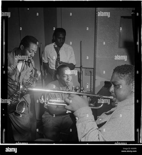 Portrait Of Fats Navarro Charlie Rouse Ernie Henry And Tadd Dameron