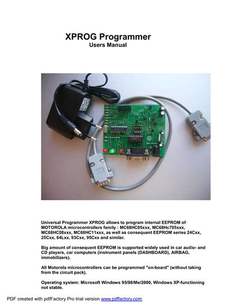 X Prog M Ecu Programmer V550 Users Manual Pdf
