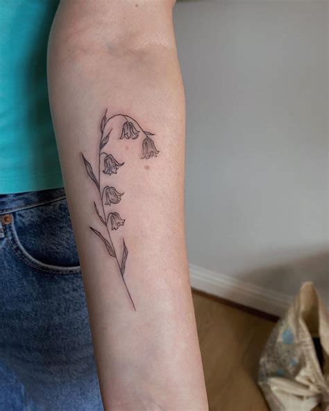 Discover The Best Bluebell Flower Tattoo For Women Delicate Or