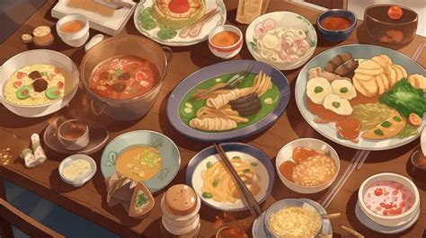 Anime Food Style Background Images Hd Pictures And Wallpaper For Free