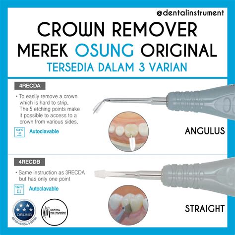 Jual Dental Bein Crown Remover Manual Merek Osung Original Shopee Indonesia