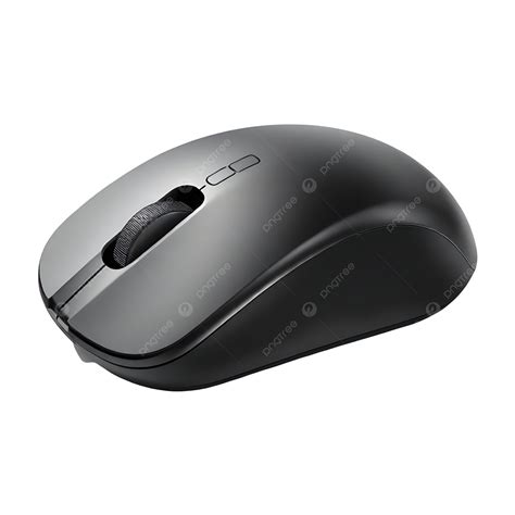 Black Wireless Mouse For Computing Mouse Sleek Computer Png