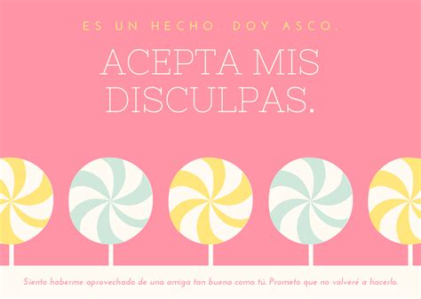 Plantillas Para Tarjetas De Disculpas Editables Canva
