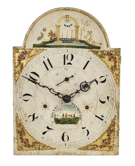 Silas Hoadley Tall Clock Movement Live And Online Auctions On