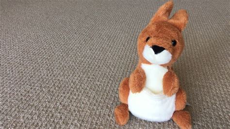 호주에서 산 말을 따라하는 캥거루 인형 Youtube