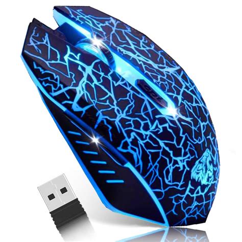 Vegcoo C10 Wireless Gaming Mouse Rechargeable Silent Optical Mice 7