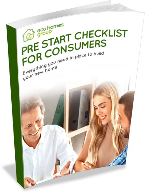 Pre Start Checklist For Consumers