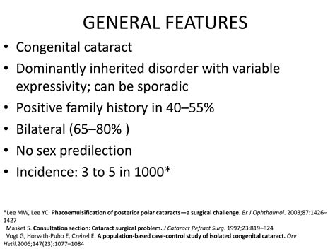 Posterior Polar Cataract Pptx