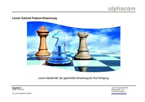 Tutorial Feature Erkennung Licom Alphacam