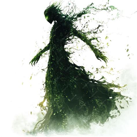Banshee Clip Art Isolated On White Background Premium Ai Generated Image